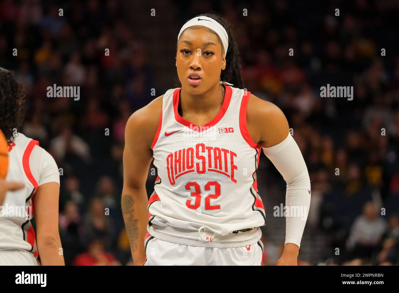 Minneapolis, Minnesota, USA. 8th Mar, 2024. Ohio State Buckeyes forward ...