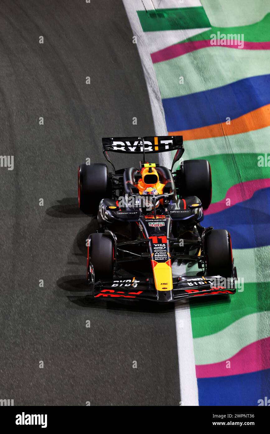 Jeddah, Saudi Arabia. 08th Mar, 2024. Sergio Perez (MEX) Red Bull ...
