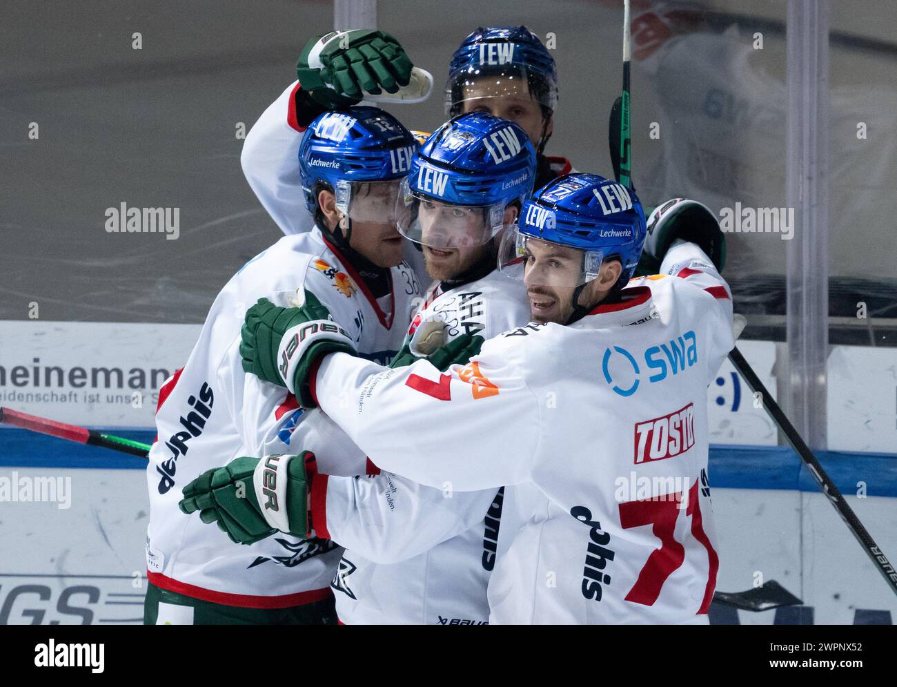 Munich, Germany. 08th Mar, 2024. Ice hockey: DEL, EHC Red Bull Munich ...