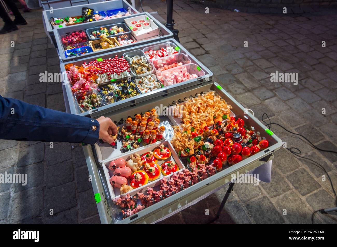 Mainly pigs at market stall for sale in wienerwald hi-res stock ...