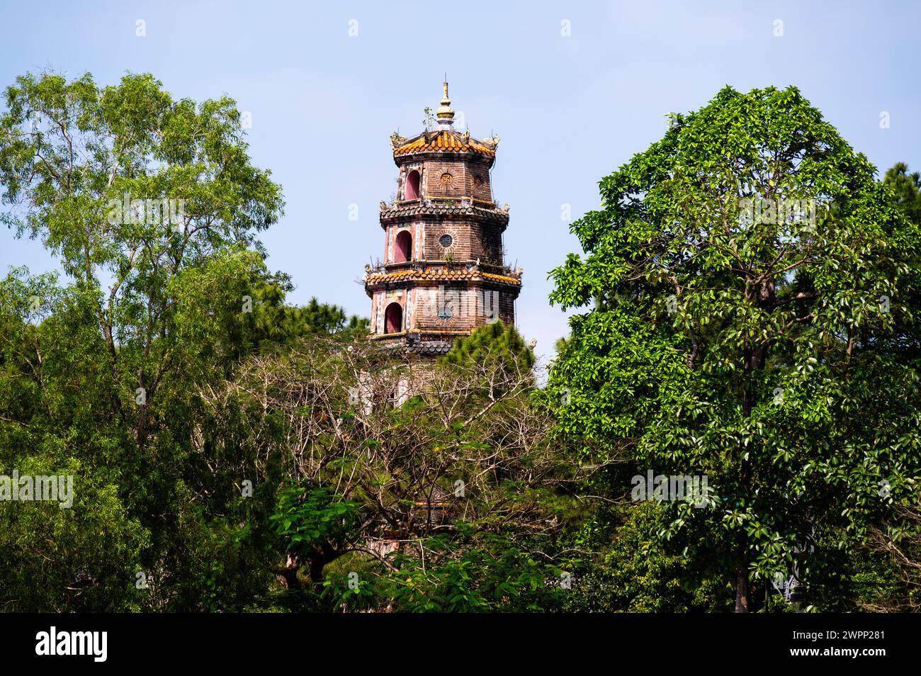 The Thien Mu Pagoda is one of the ancient pagoda in Hue city.It is ...