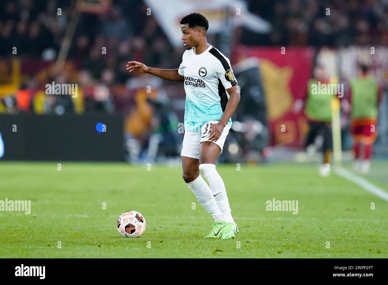 Rome, Italy. 07th Mar, 2024. Ansu Fati of Brighton & Hove Albion during ...