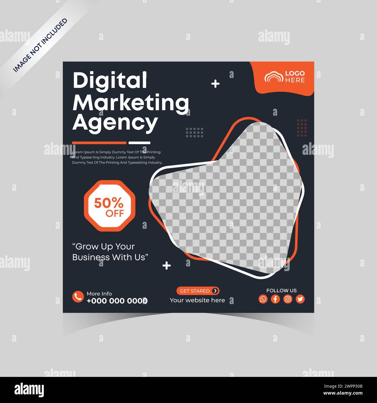 digital marketing corporate business Social Media Post Design. business ...