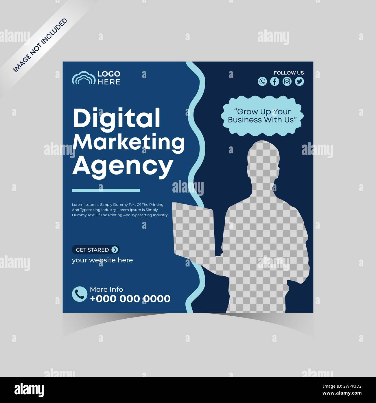 digital marketing corporate business Social Media Post Design. business ...