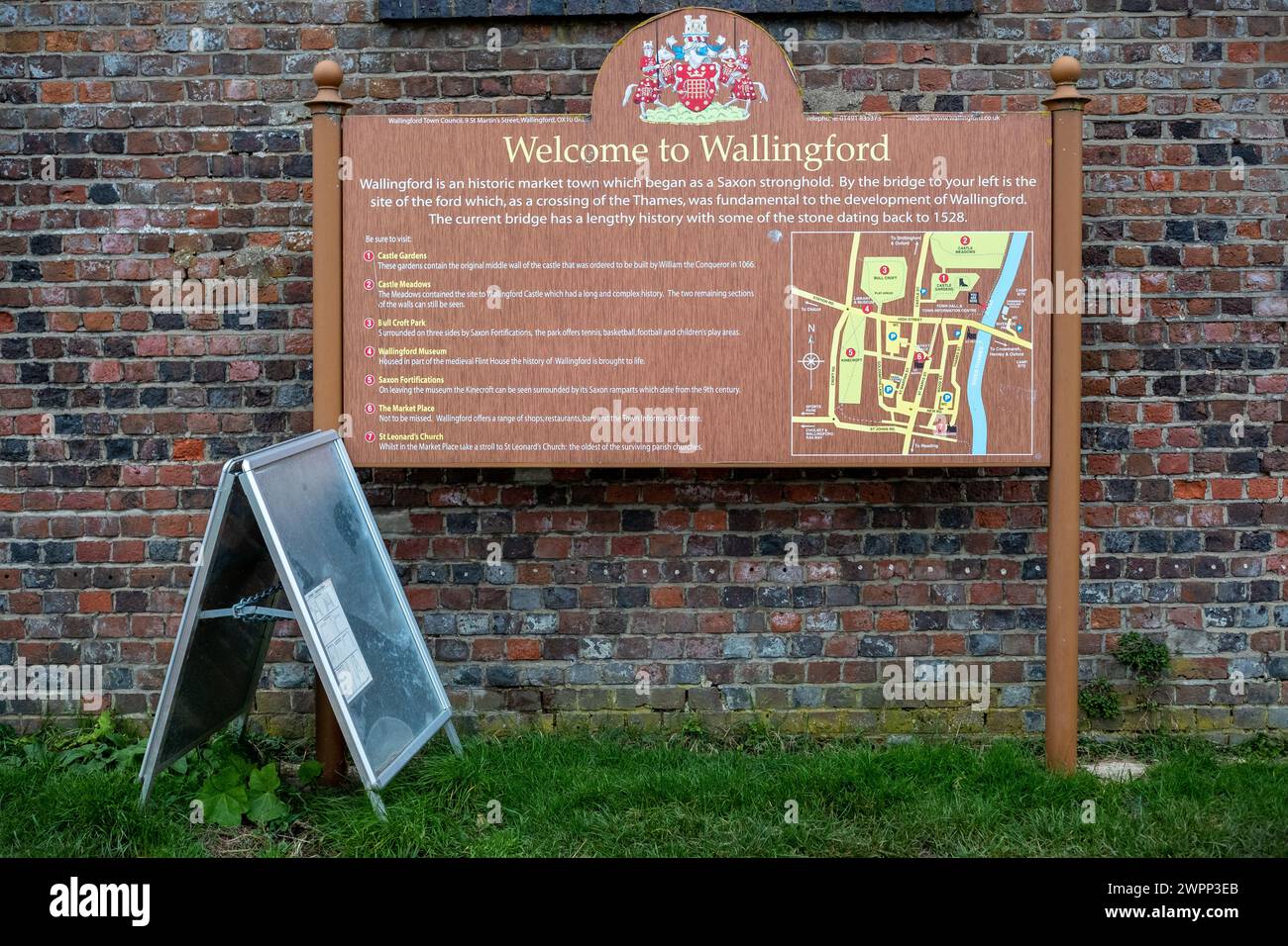 Welcome to Wallingford sign Stock Photo - Alamy