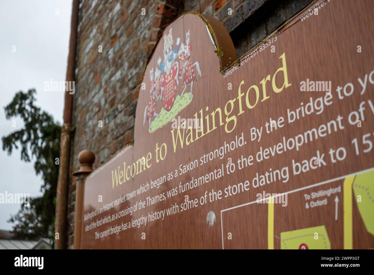 Welcome to Wallingford sign Stock Photo - Alamy