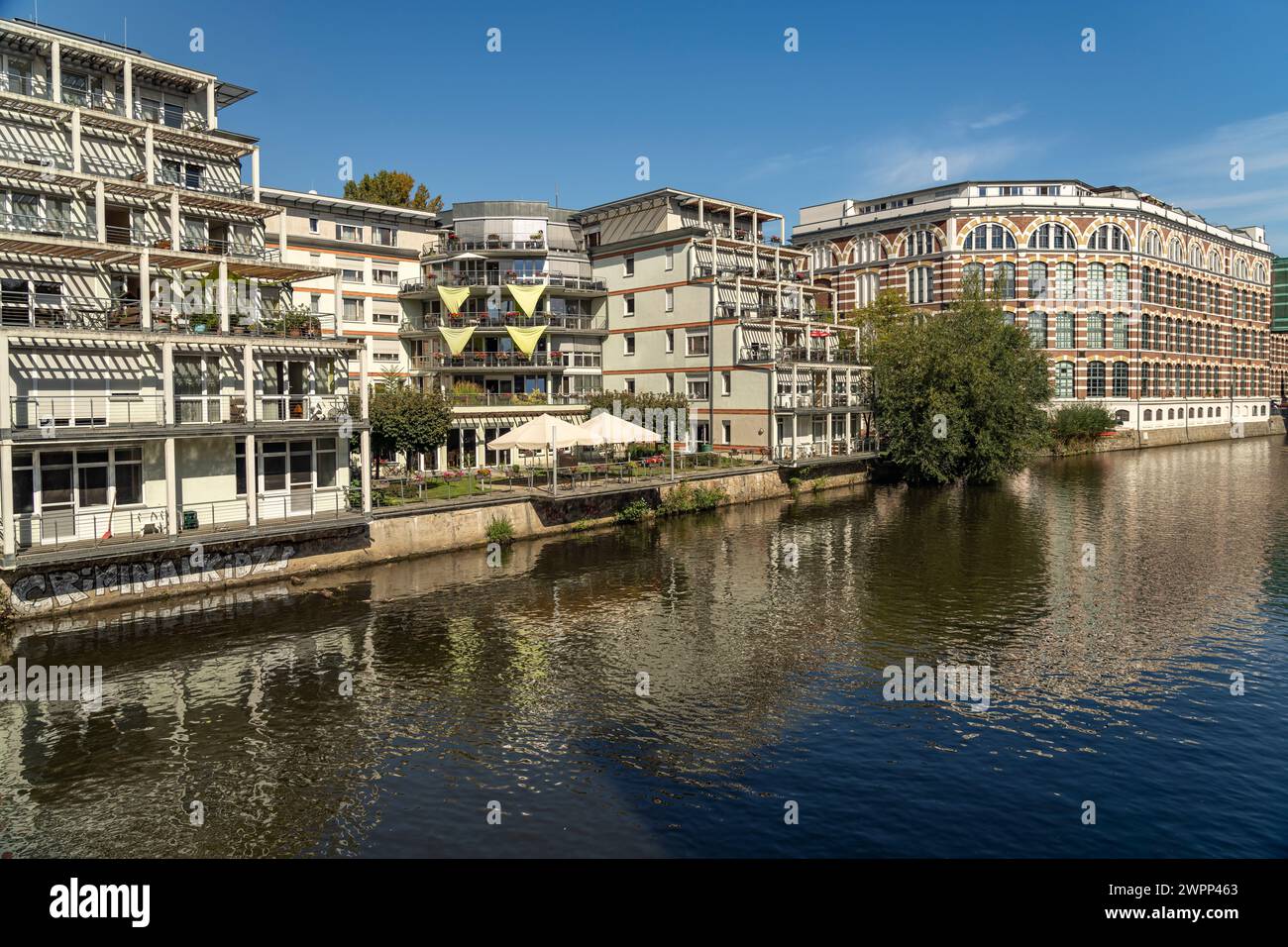 Elster lofts residential building the weisse elster river in leipzig hi ...