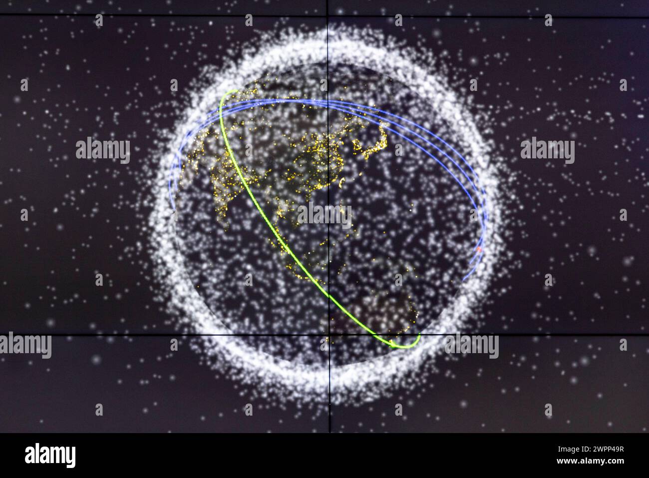 Uedem, Germany. 08th Mar, 2024. The trajectory of a discarded ISS ...