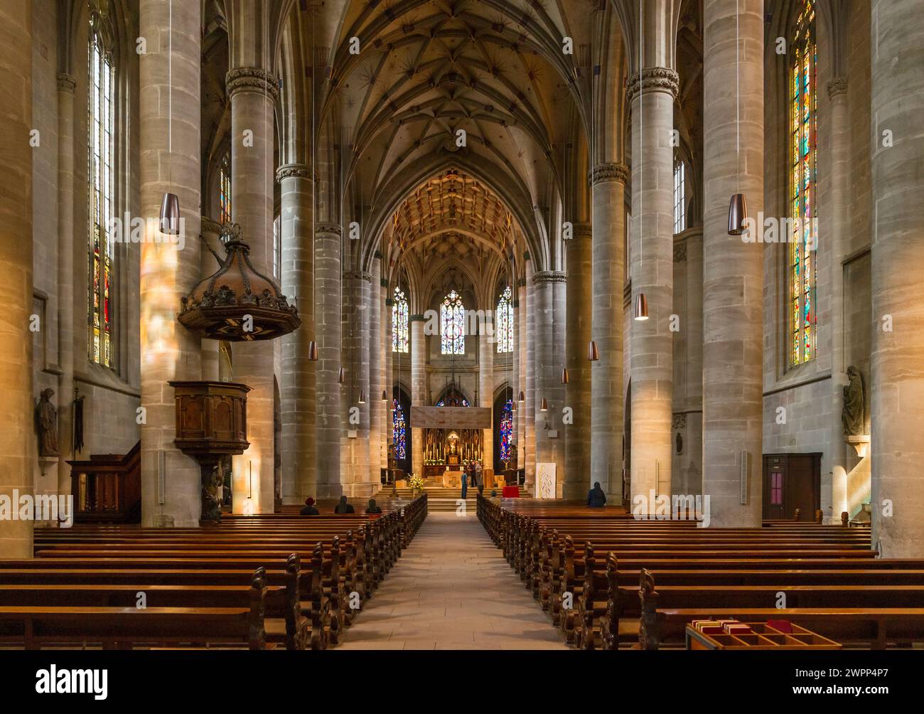 Germany, Baden-Württemberg, Schwäbisch Gmünd, Heilig-Kreuz-Münster Stock Photo - Alamy