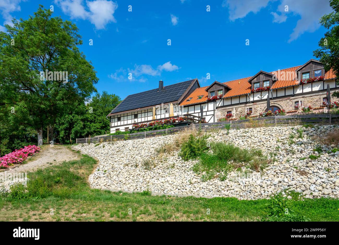 The ruins of Schaumburg Castle, also known as Schaumberg, are located ...