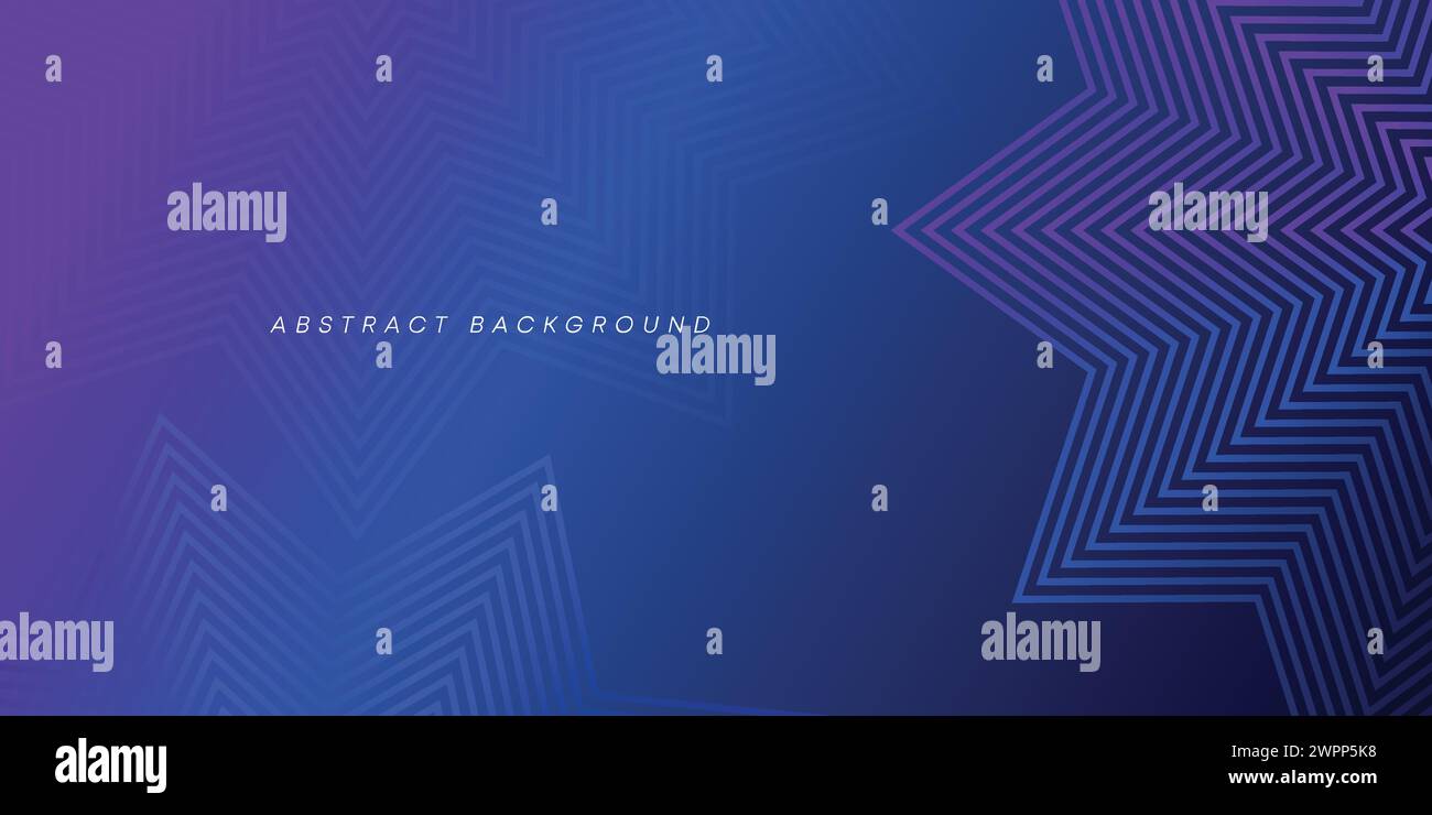 Abstract geometric lines dark blue glowing background. stripe line art ...