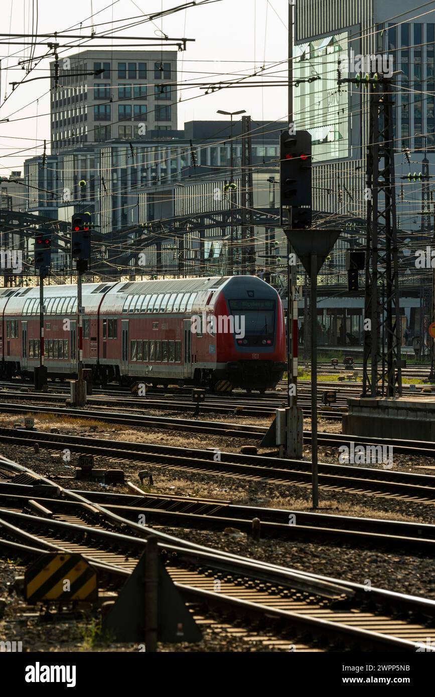 Munich, Central Station Stock Photo - Alamy