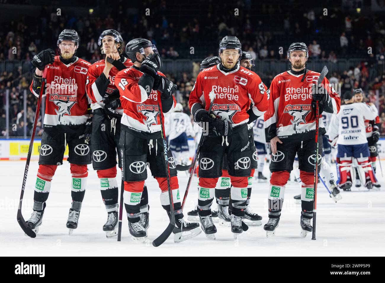 Cologne, Germany. 08th Mar, 2024. Ice hockey: DEL, Kölner Haie - Adler ...