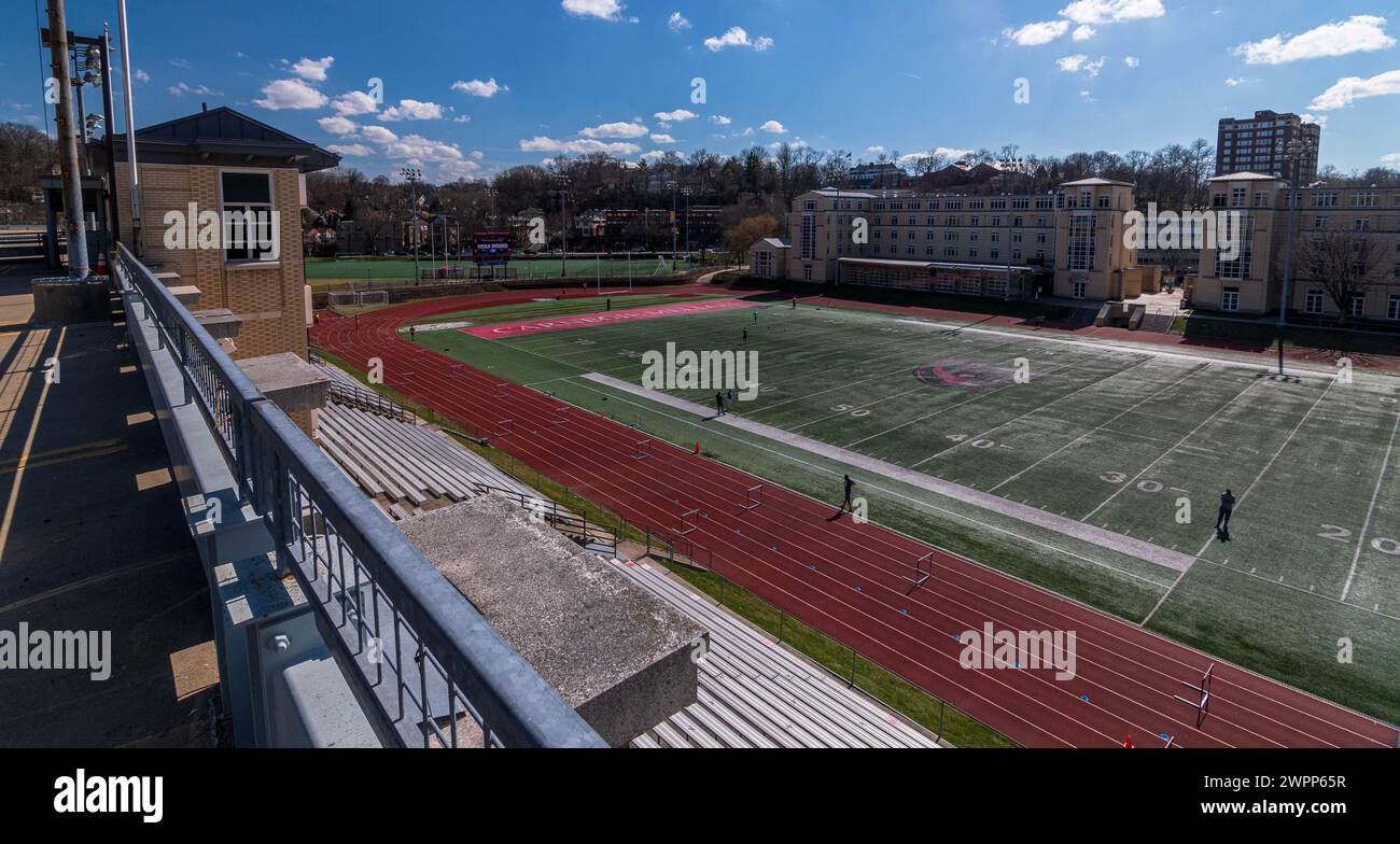 Gesling Stadium, a football field and track complex on the Carnegie ...