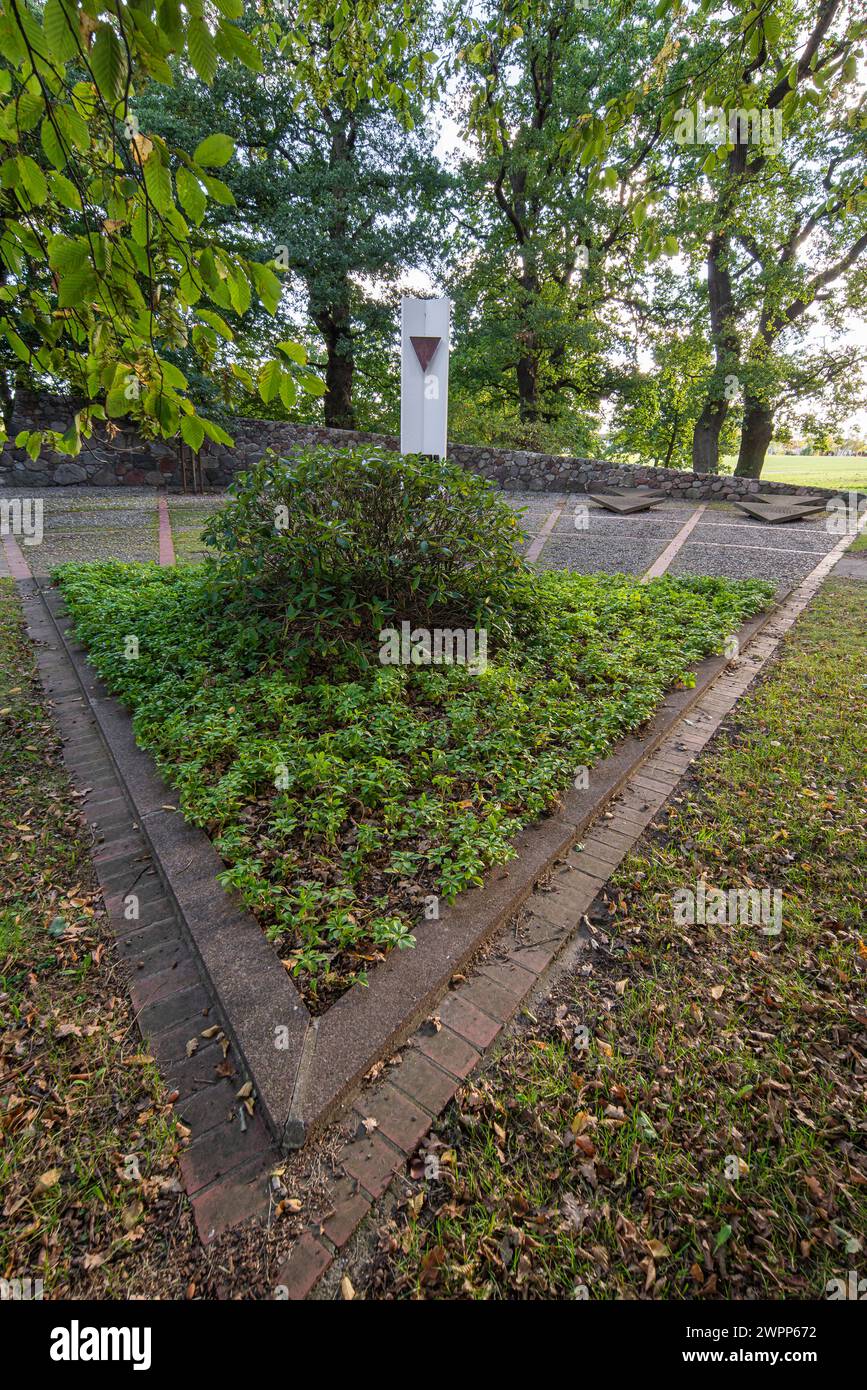 Cap carona memorial on the baltic sea island of poel hi-res stock ...
