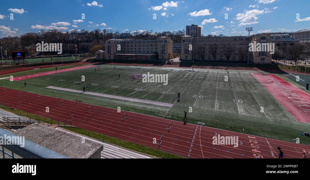 Gesling Stadium, a football field and track complex on the Carnegie ...