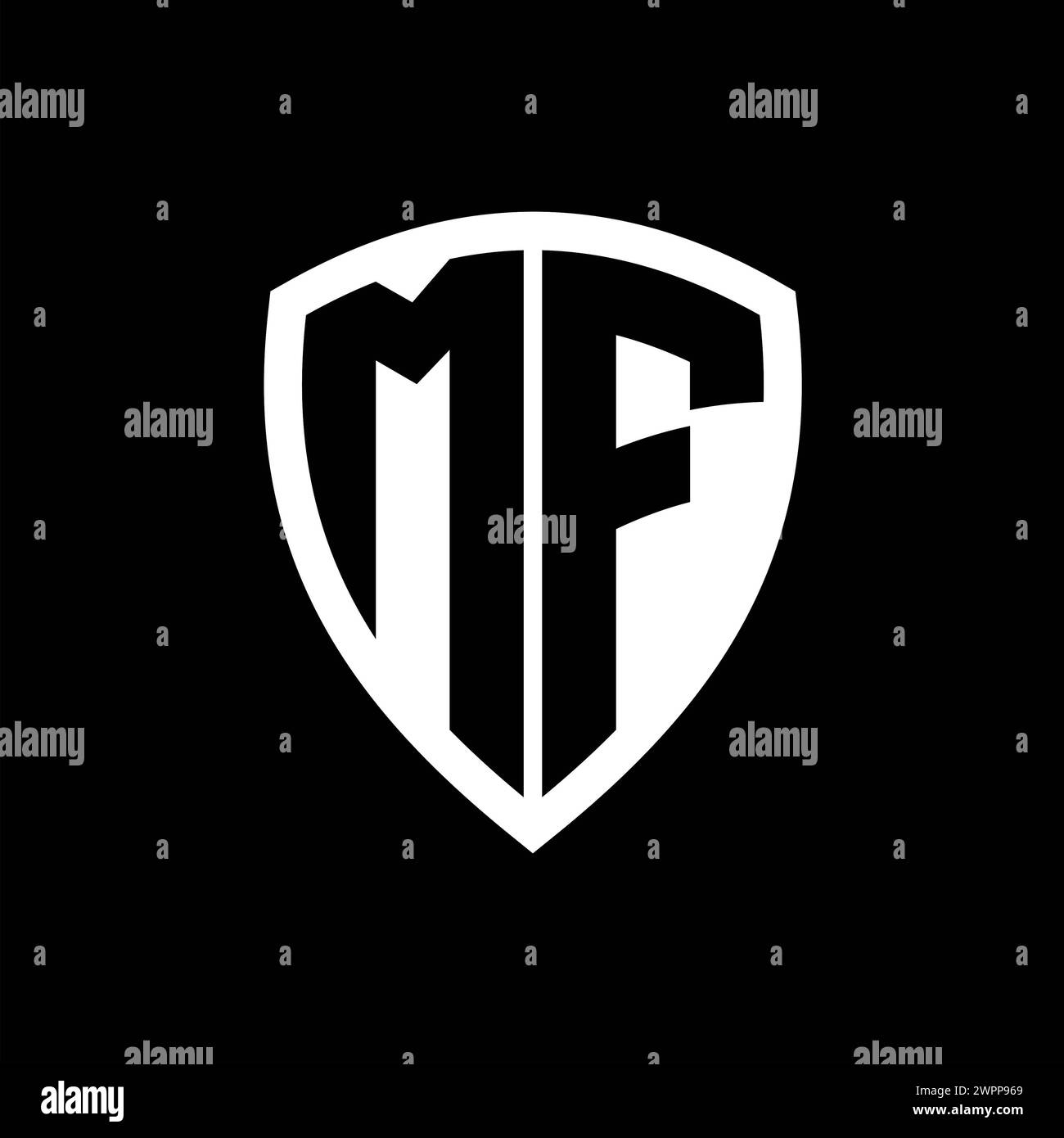 Letter mf logo hi-res stock photography and images - Alamy