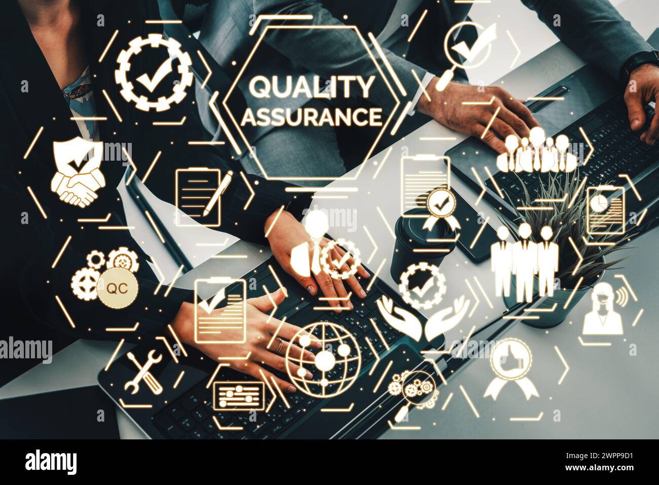 Quality Assurance and Quality Control Concept - Modern graphic ...