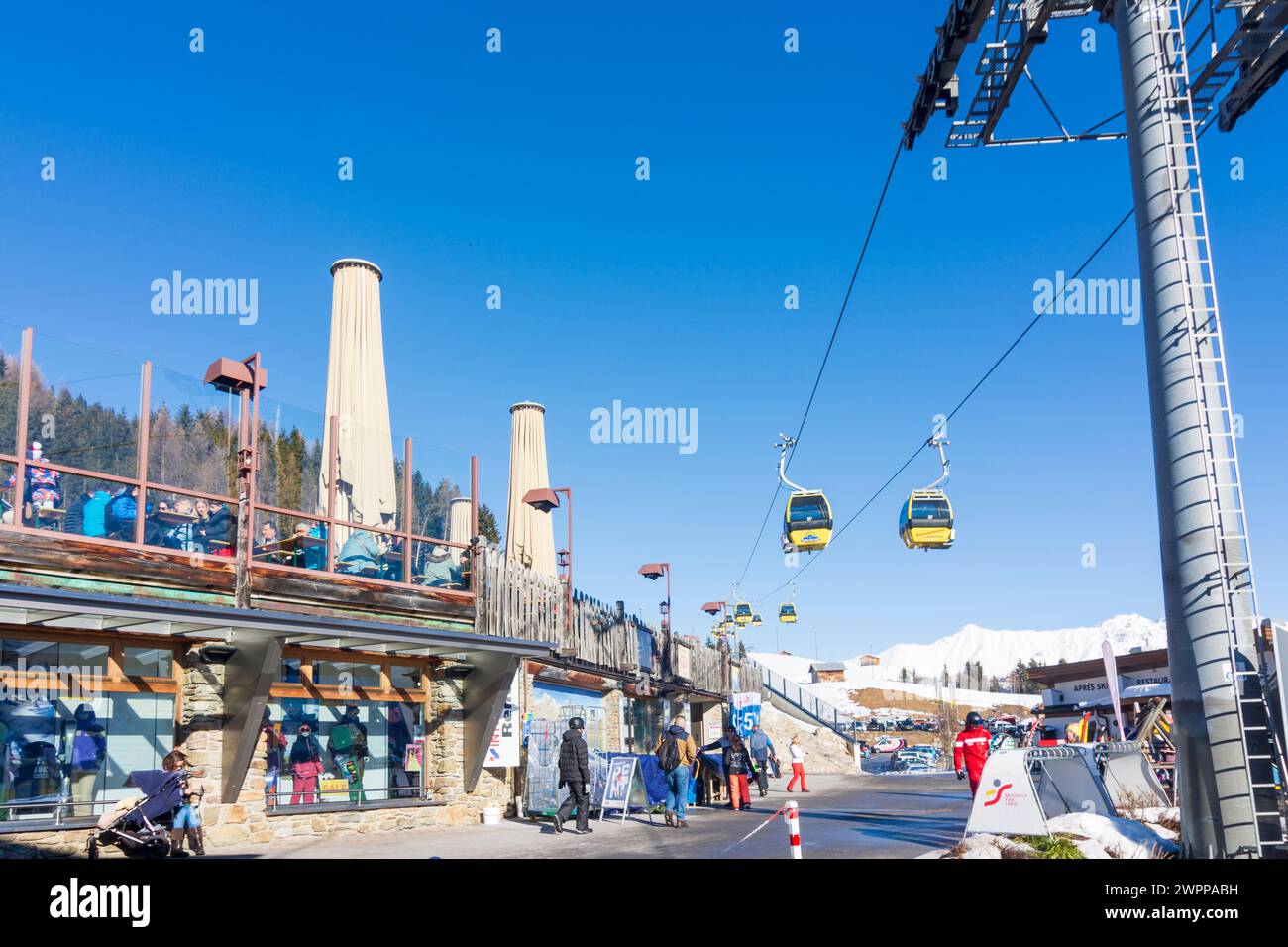 Downhill skiing in serfaus fiss ladis hi-res stock photography and ...