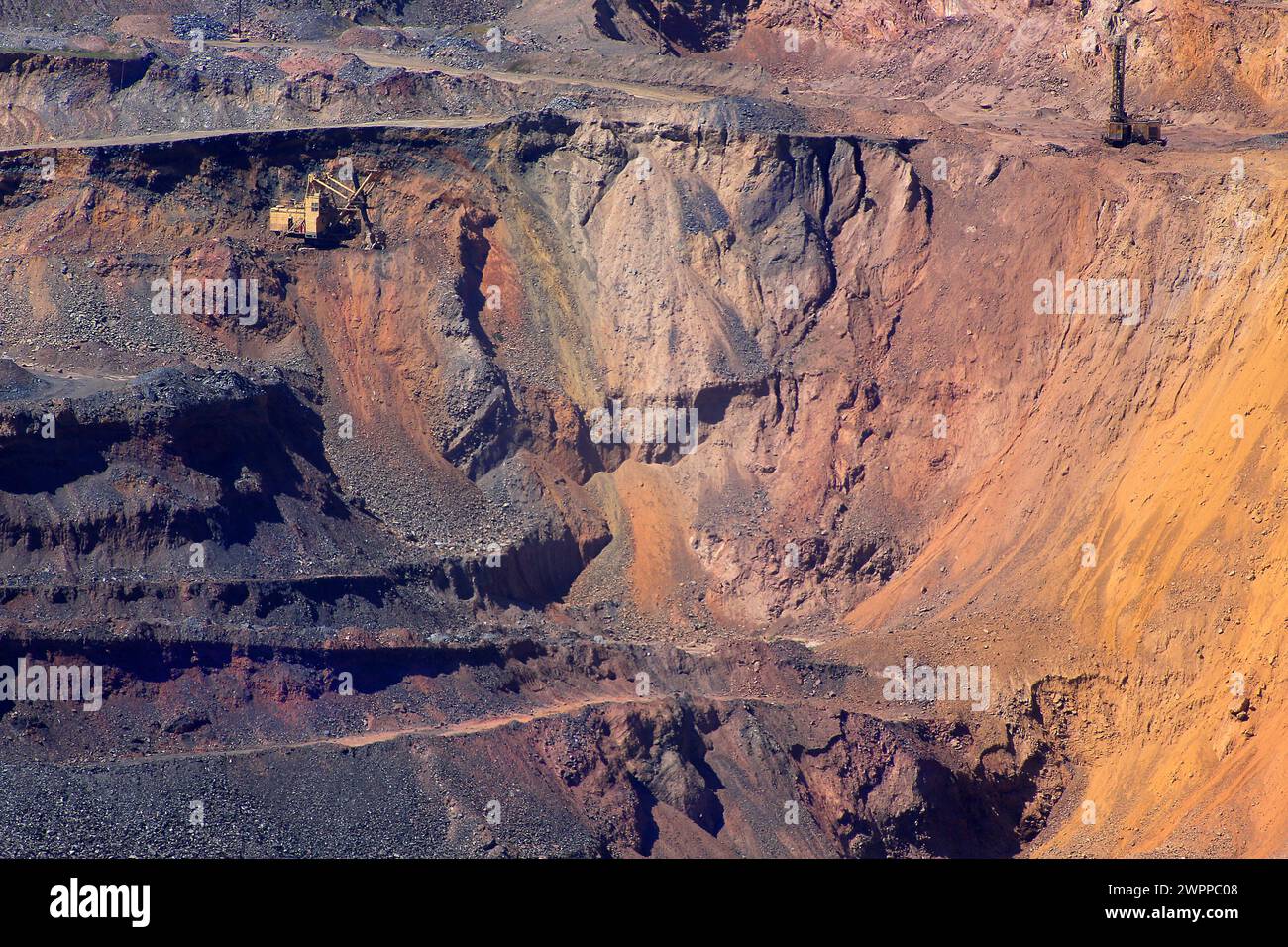 Metal ore with excavator hi-res stock photography and images - Alamy