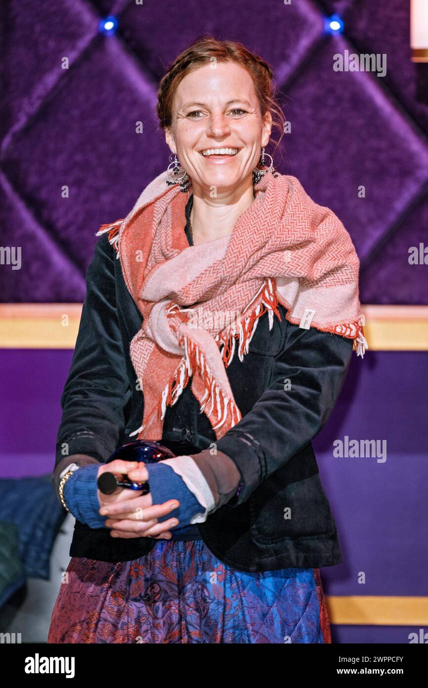 MDR - Riverboat. Schauspielerin Maria Simon anläßlich der Aufzeichnung ...