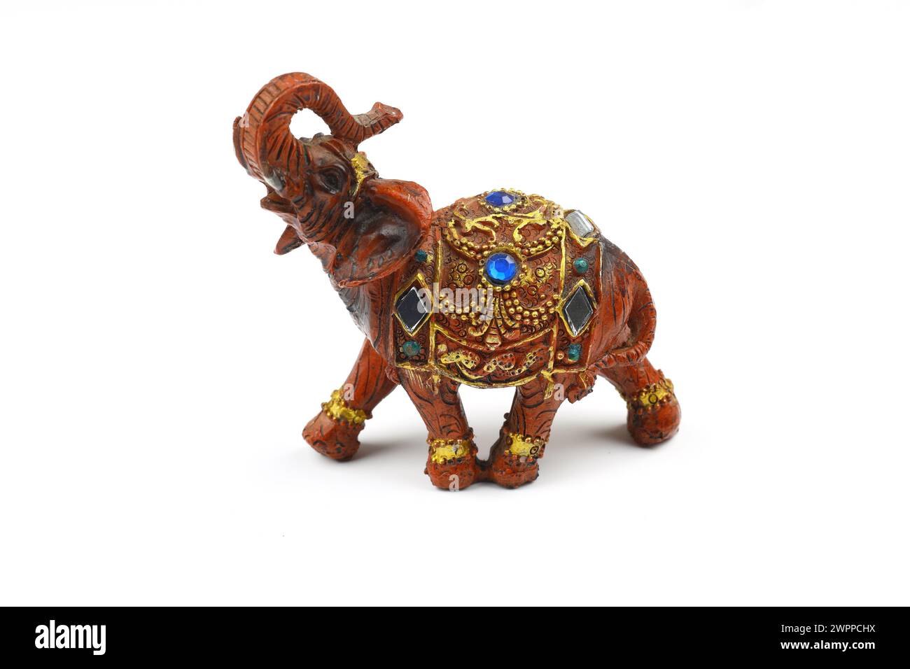 a small elephant statues with white background Stock Photo - Alamy