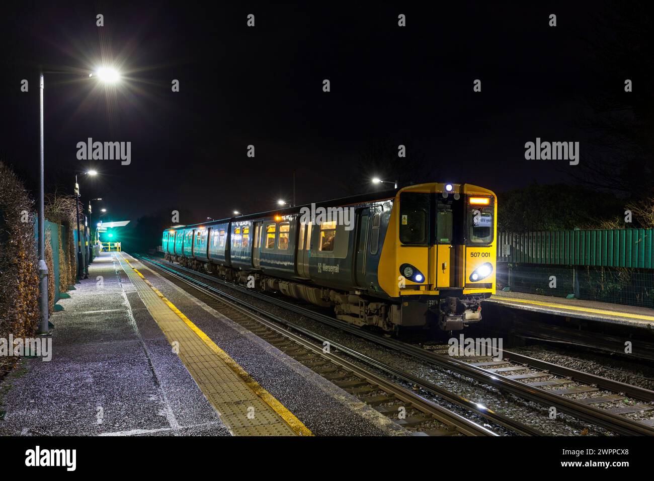 Merseyrail electrics retro blue and grey livery class 507 third rail ...