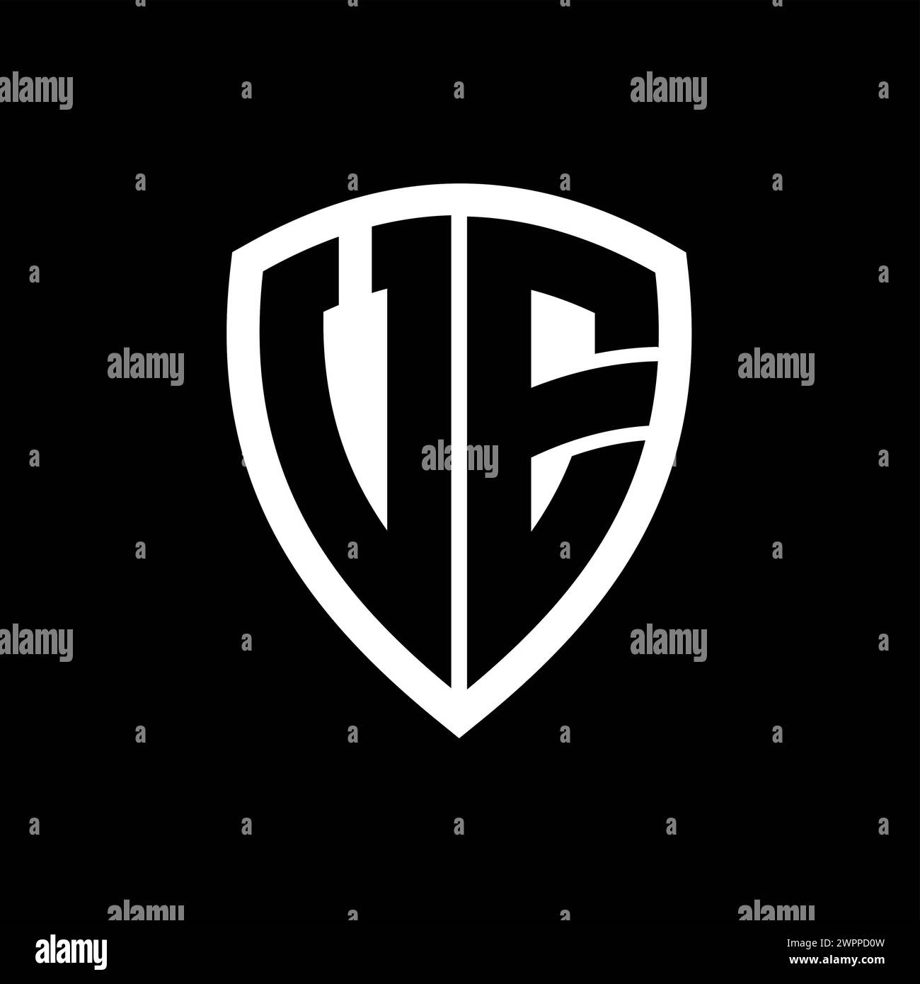 Ve logo initial Black and White Stock Photos & Images - Alamy