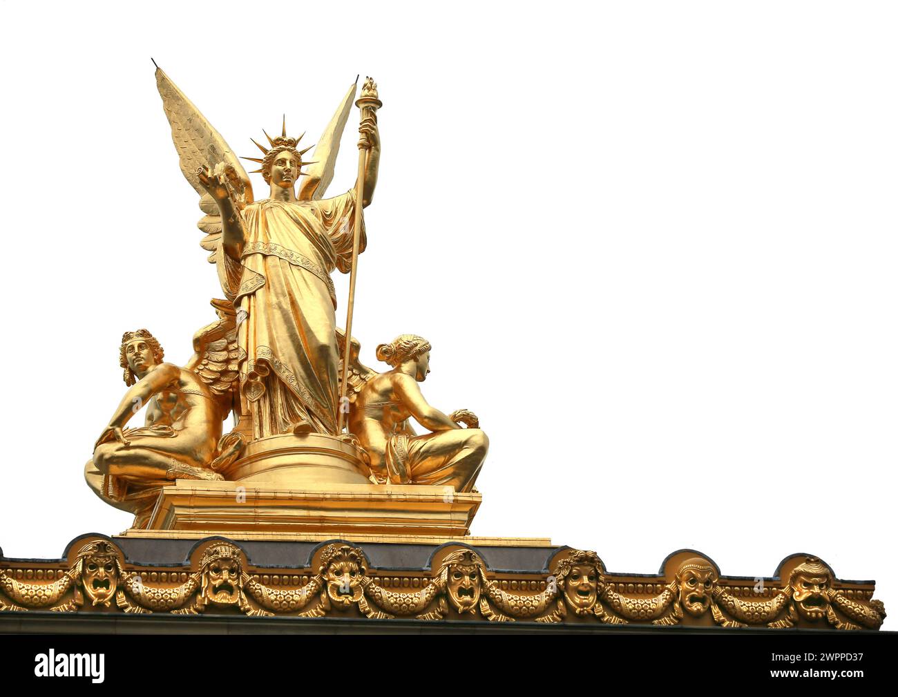 isolated statue Opera house in Paris, France Stock Photo - Alamy