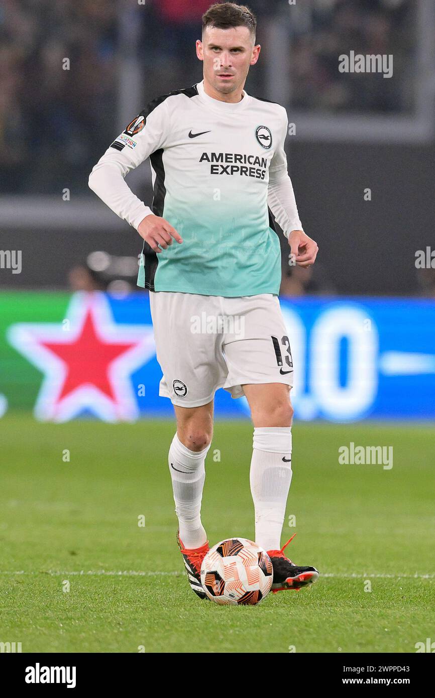 Roma, Italy. 07th Mar, 2024. Pascal Grob of Brighton & Hove Albion FC ...