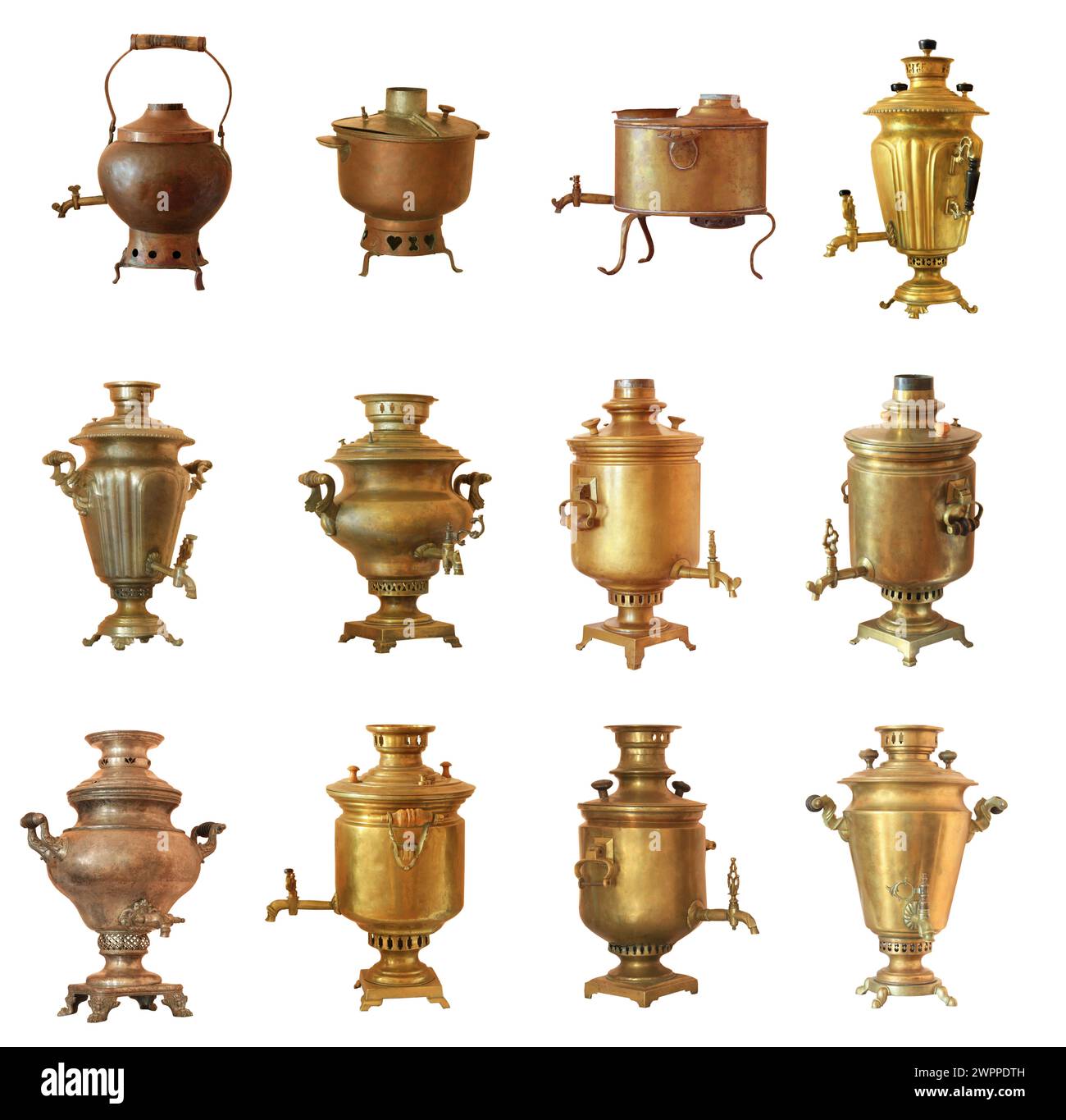 samovar Russia Tula factory of successors of V. S. Batashov. brass ...