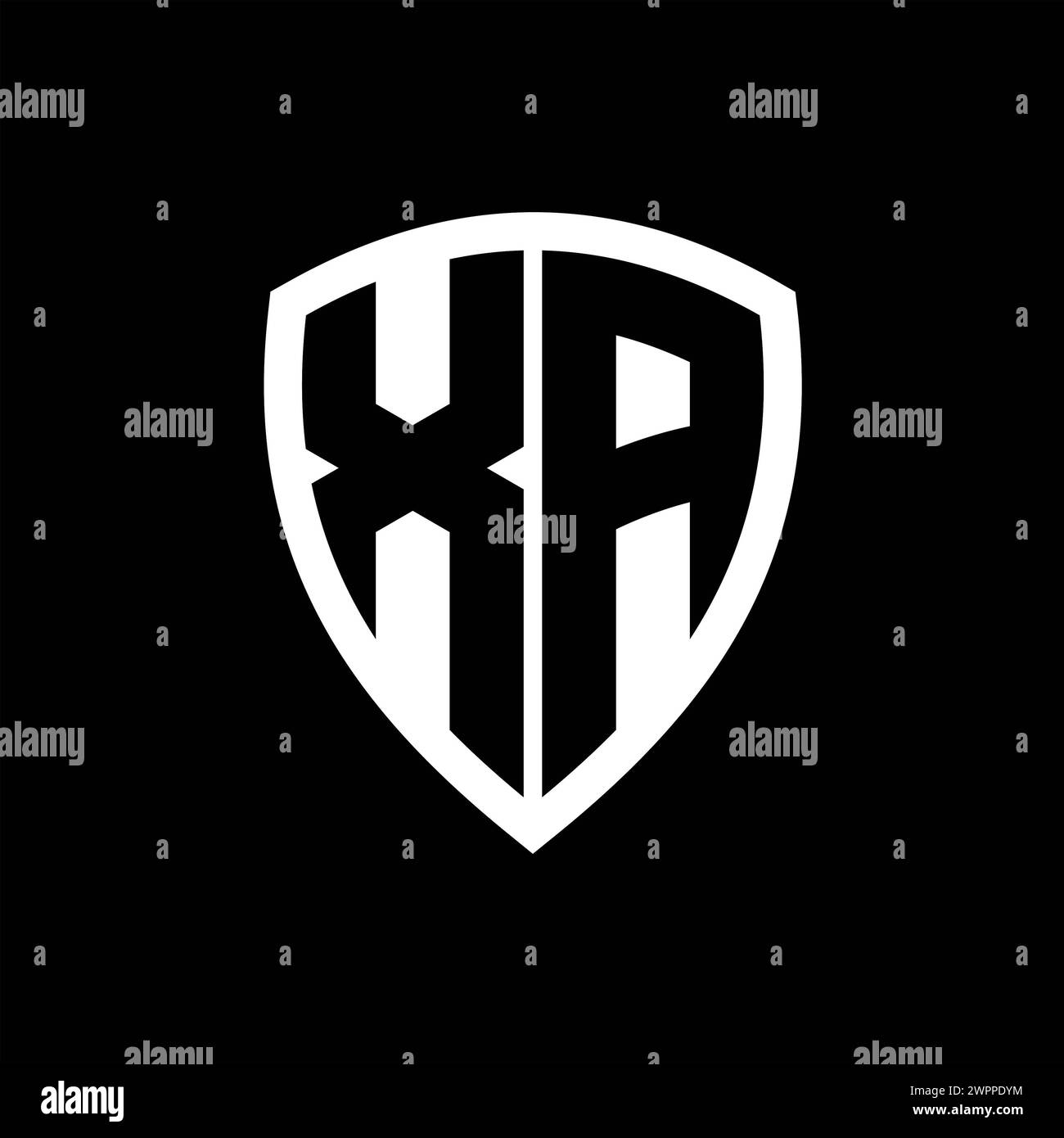 Initial xa logo hi-res stock photography and images - Alamy