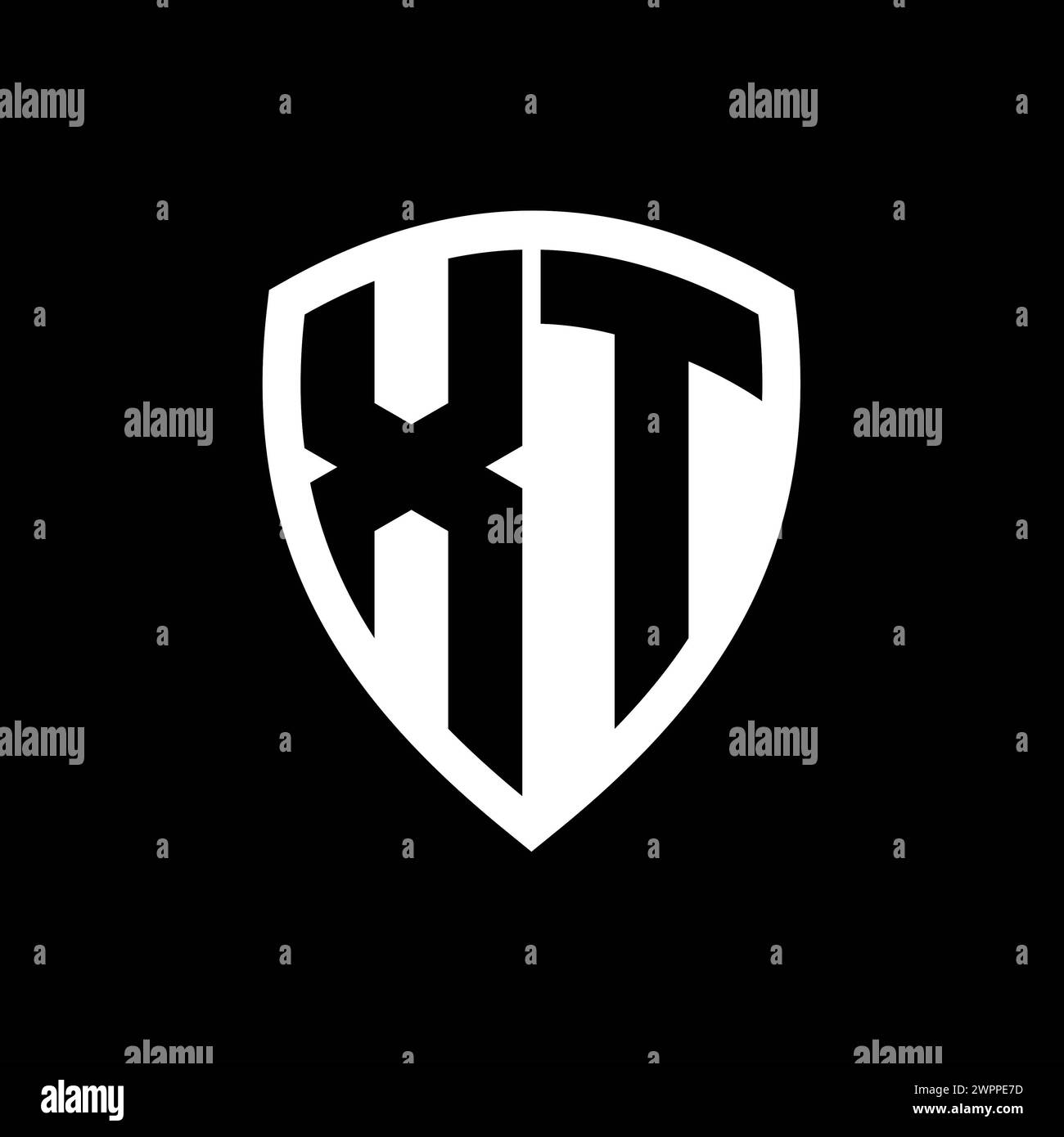 Letter xt logo Black and White Stock Photos & Images - Alamy