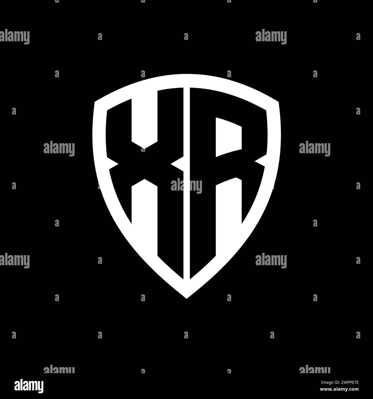 Letter xr logo Black and White Stock Photos & Images - Alamy