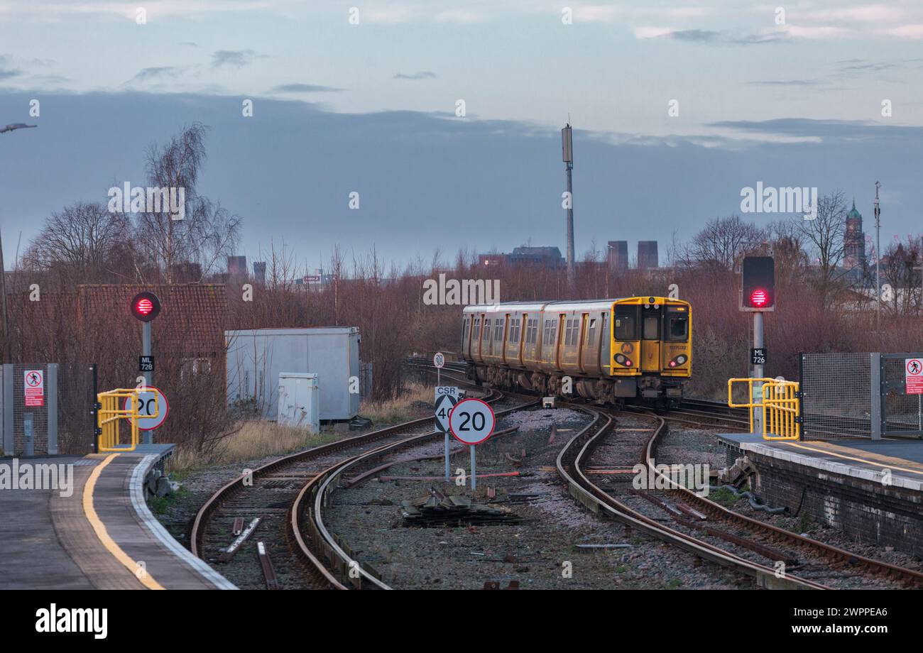 Merseyrail electrics class 507 third rail electric train 507007 ...