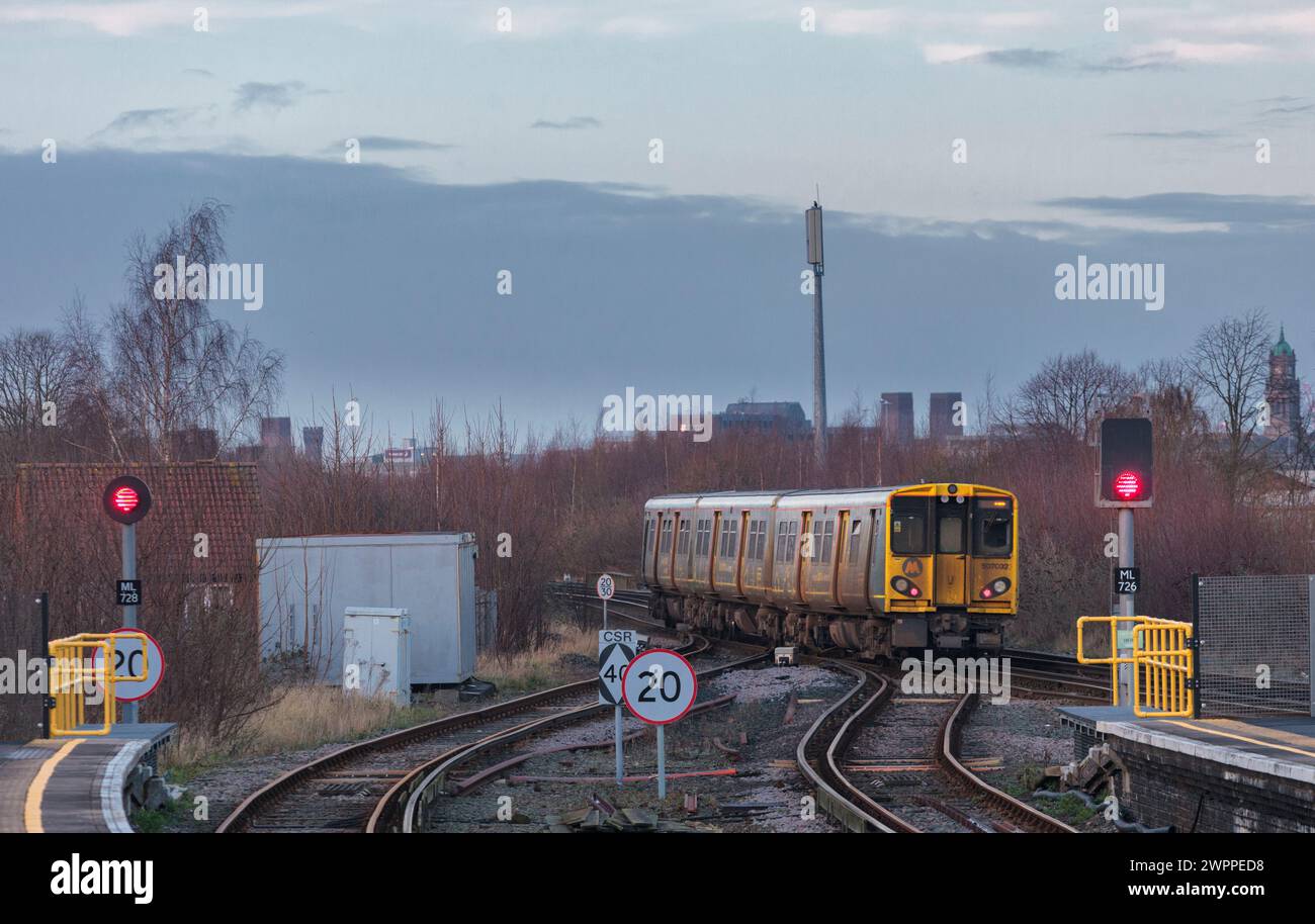 Merseyrail electrics class 507 third rail electric train 507007 ...