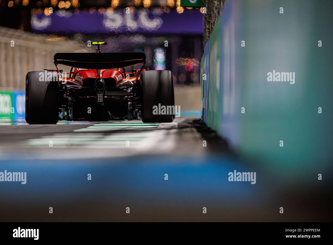 Jeddah, Arabie Saoudite. 08th Mar, 2024. 38 BEARMAN Oliver, Scuderia Ferrari SF-24, action ...