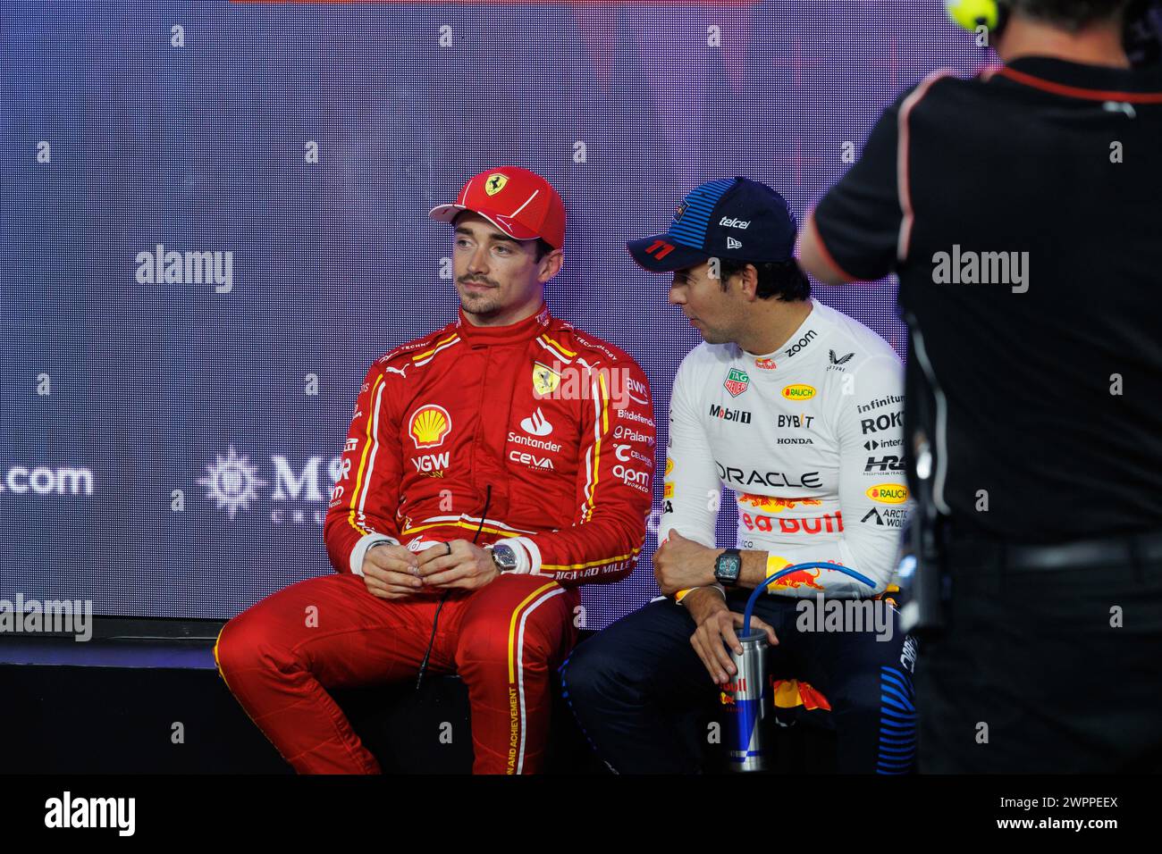 Jeddah, Arabie Saoudite. 08th Mar, 2024. LECLERC Charles (mco), Scuderia Ferrari SF-24 ...