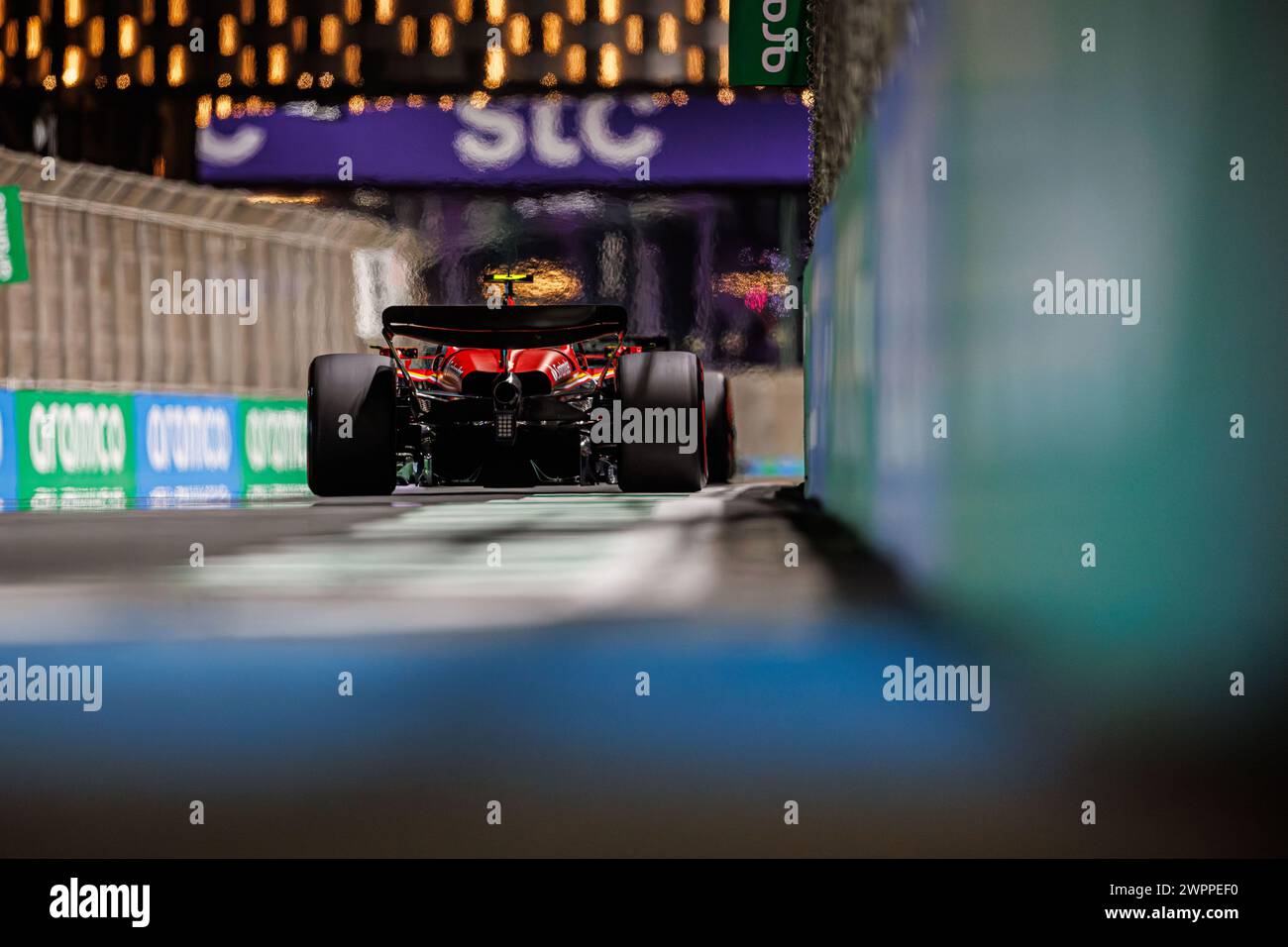 Jeddah, Arabie Saoudite. 08th Mar, 2024. 38 BEARMAN Oliver, Scuderia Ferrari SF-24, action ...