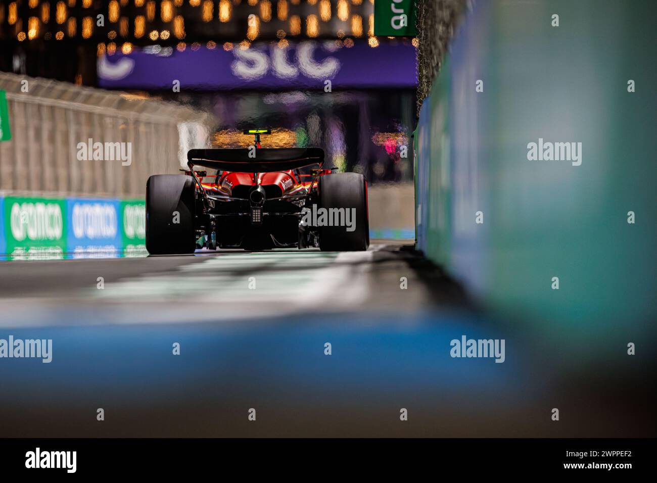 Jeddah, Arabie Saoudite. 08th Mar, 2024. 38 BEARMAN Oliver, Scuderia Ferrari SF-24, action ...