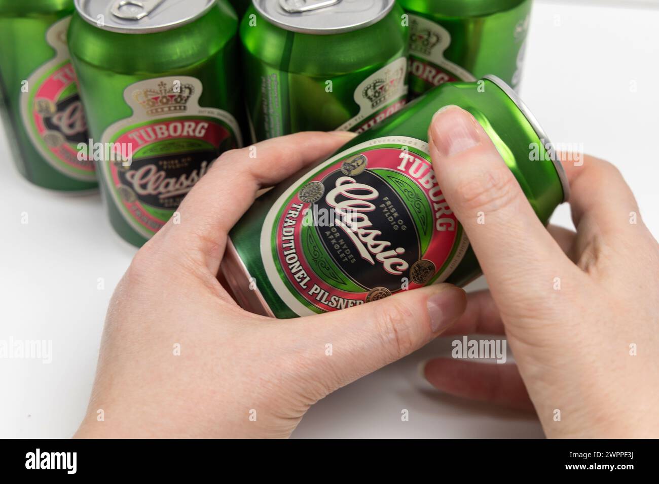 Tuborg beer logo hi-res stock photography and images - Alamy