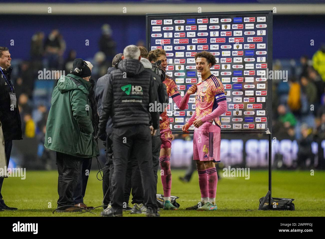 Sheffield, UK. 08th Mar, 2024. Leeds United midfielder Ethan Ampadu (4 ...