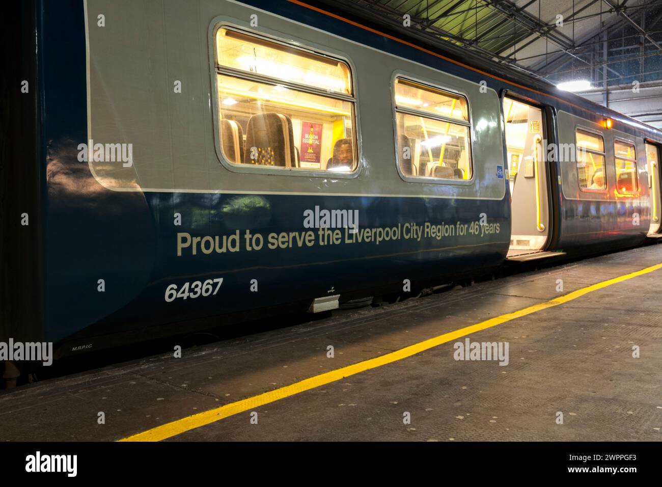 Merseyrail electrics retro blue and grey livery class 507 third rail ...