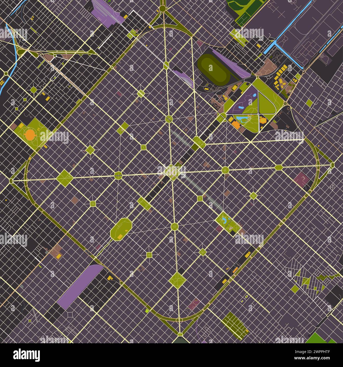 Map of la plata hi-res stock photography and images - Alamy