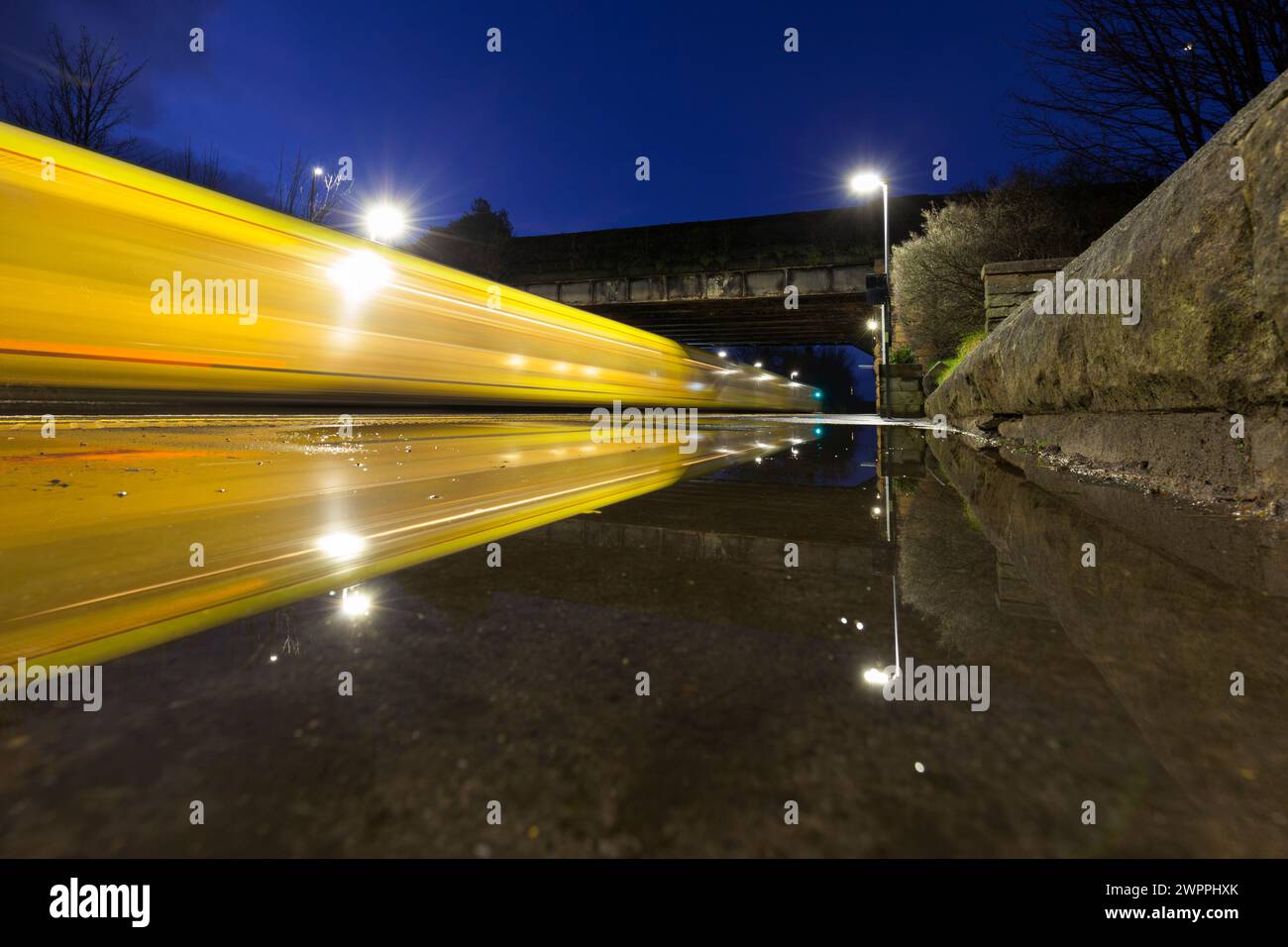 2024 passenger train arriving at a railway station platform hi-res ...