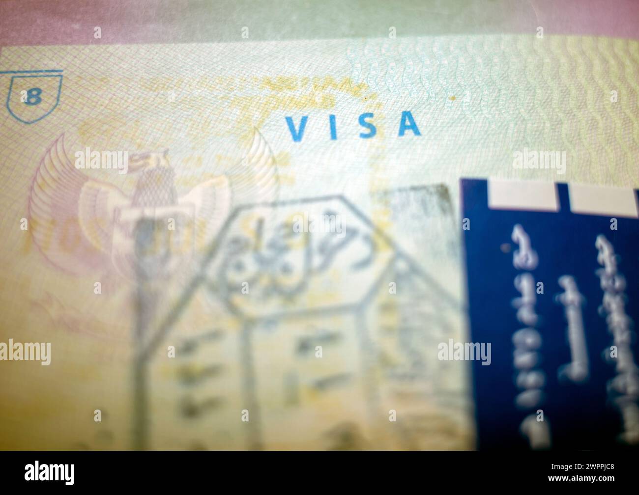 Visa stamp hi-res stock photography and images - Alamy