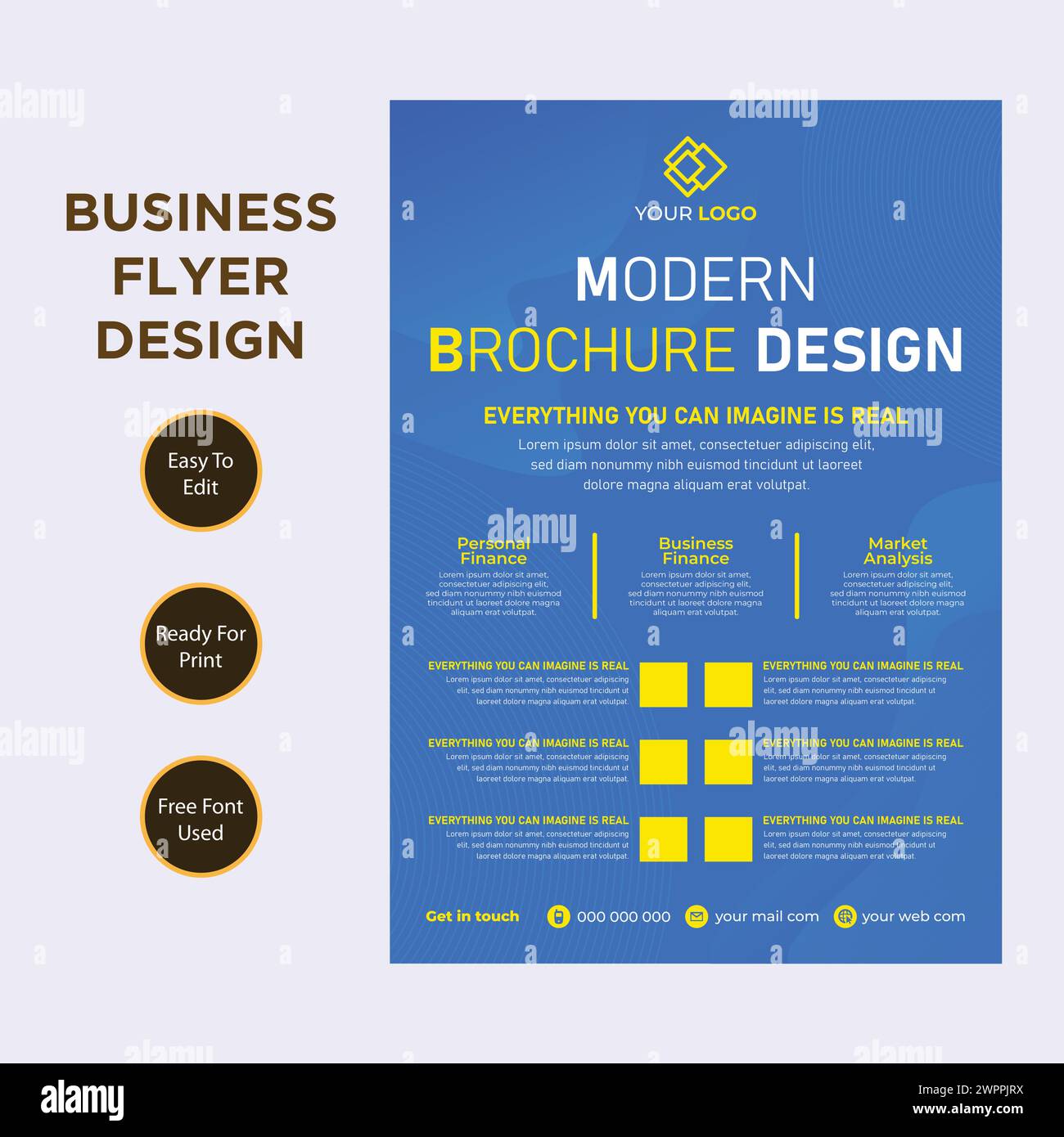 Corporate Business Flyer Template Design Template Vector Design For