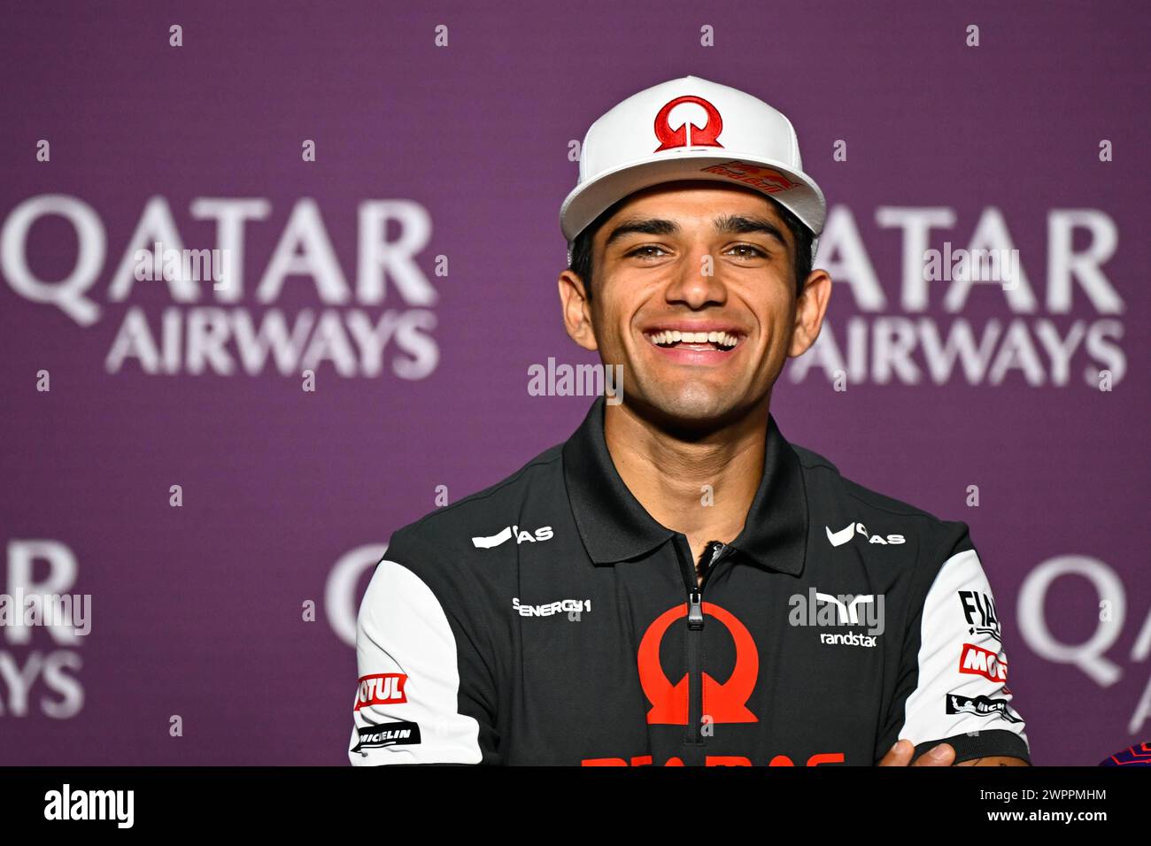 Losail, Qatar. 07th Mar, 2024. Press conference and presentation of ...