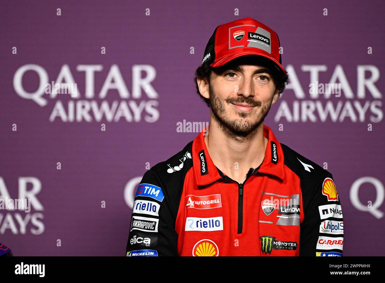 Losail, Qatar. 07th Mar, 2024. Press conference and presentation of ...