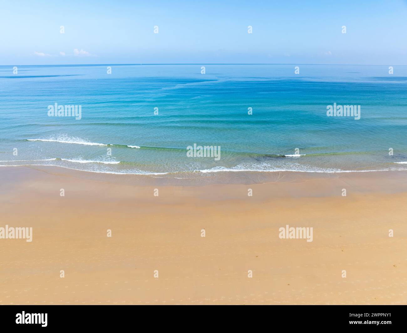 Amazing Top view sea beach landscape background,Summer sea waves ...